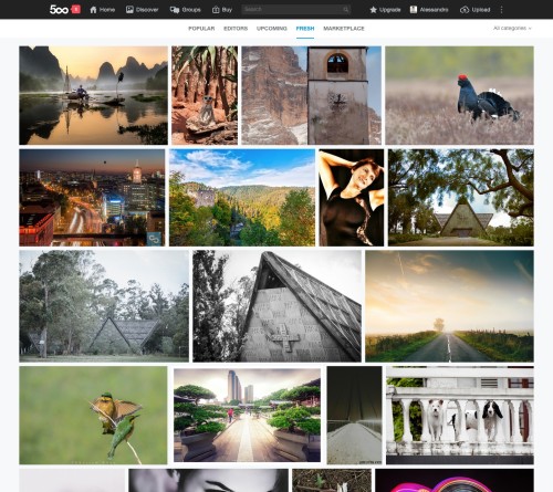 Introducing a Brand New 500px Profile, Photo Page, and Discover ...