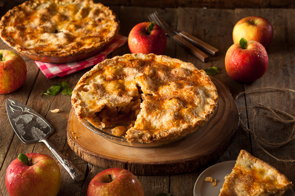 Fresh Homemade Apple Pie - 500px