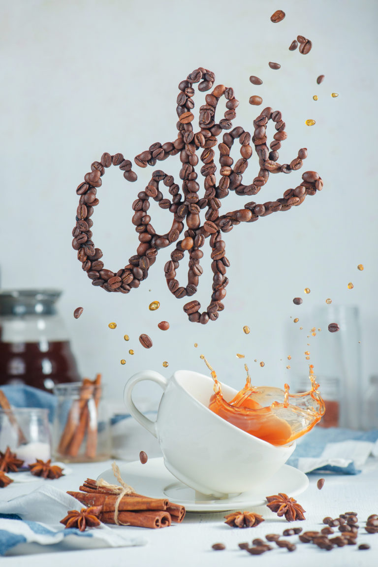 How to create a dynamic coffee-themed still life - 500px