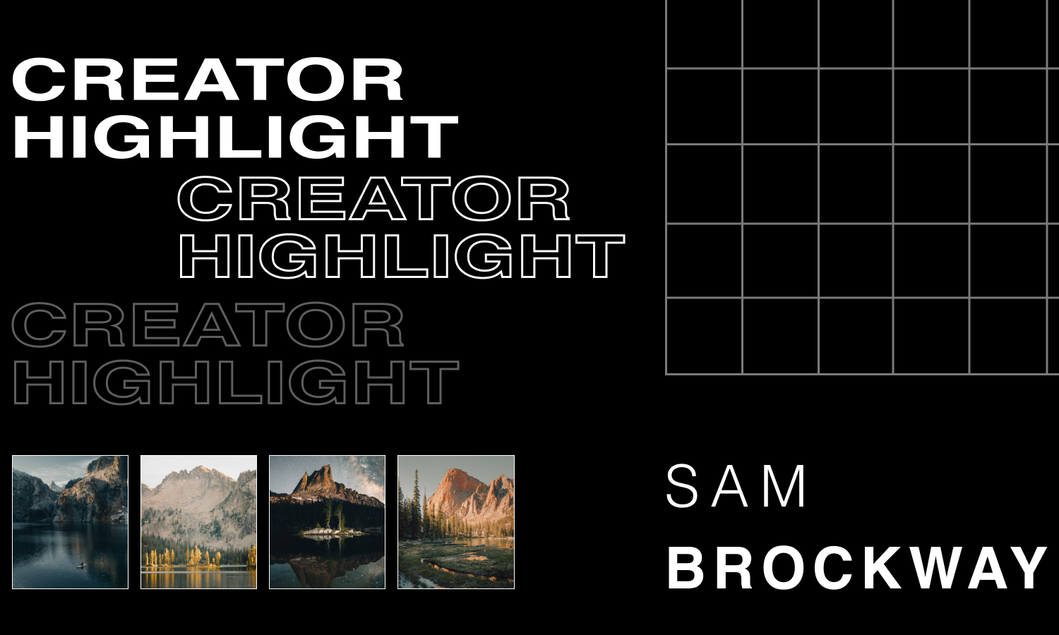 Creator Highlight Sam - 500px